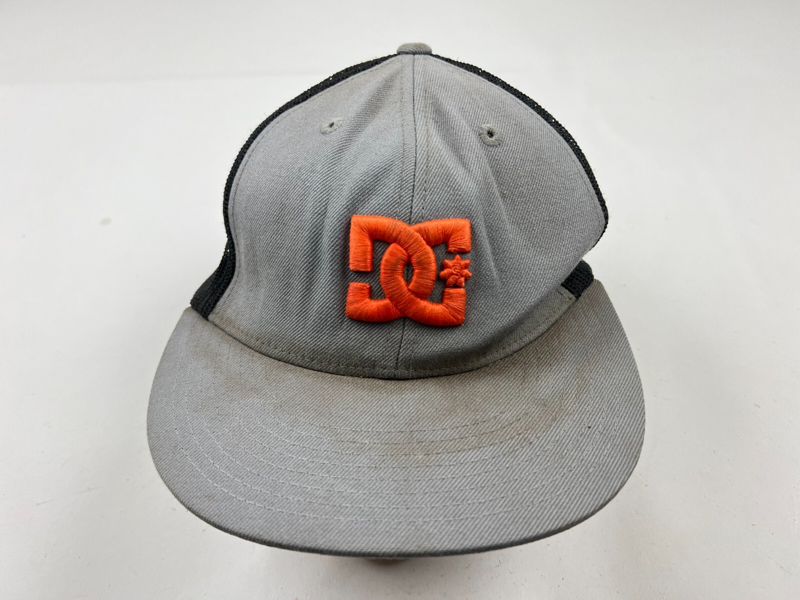 DC Shoes Hat Cap Snapback Gray Orange Rob Dyrdek Adjustable Embroidered ...