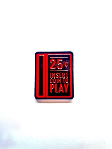 Arcade Insert Coin To Play Retro Video Games Pin | eBay