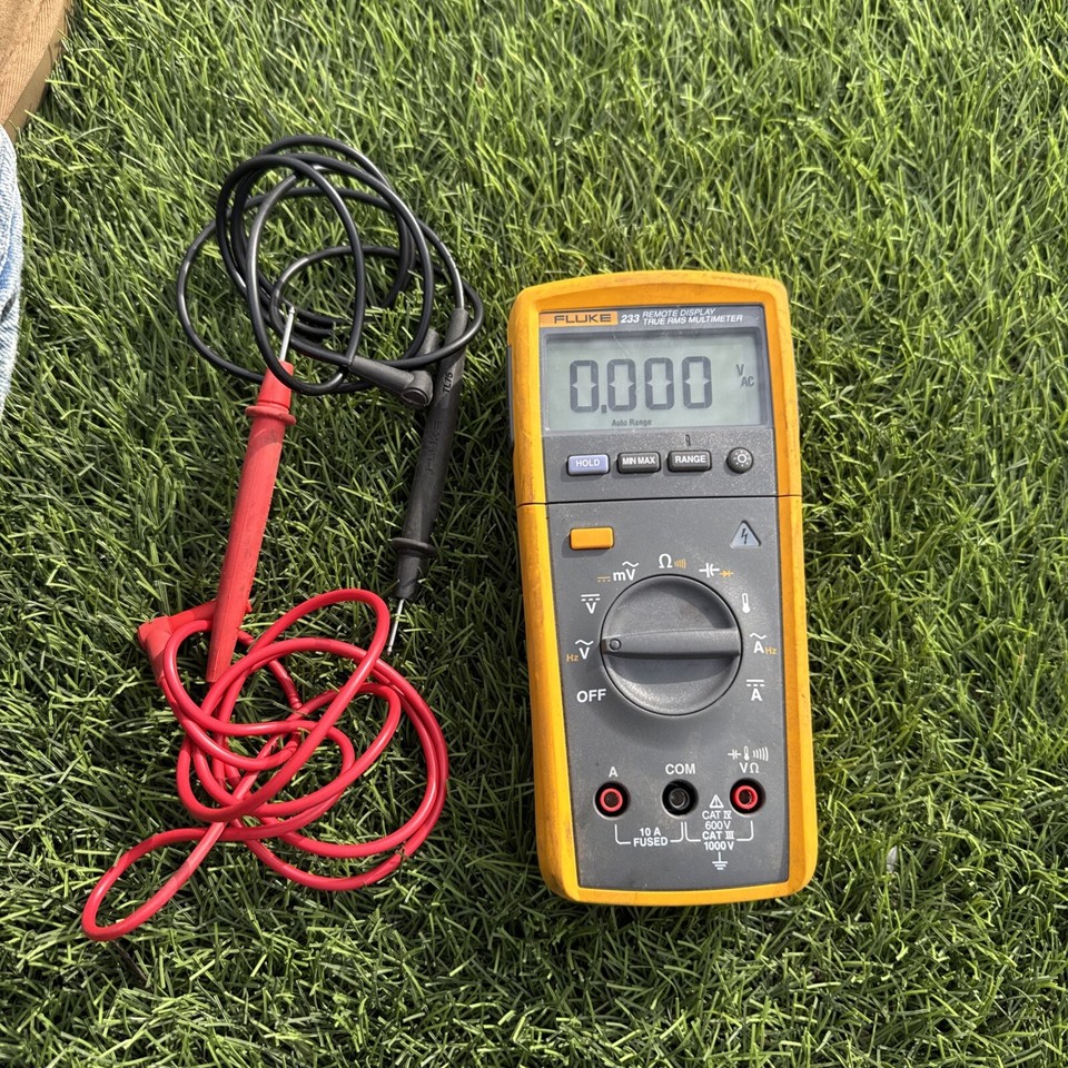 Fluke 233 True RMS Remote Display Digital Multimeter Detachable Tester ...