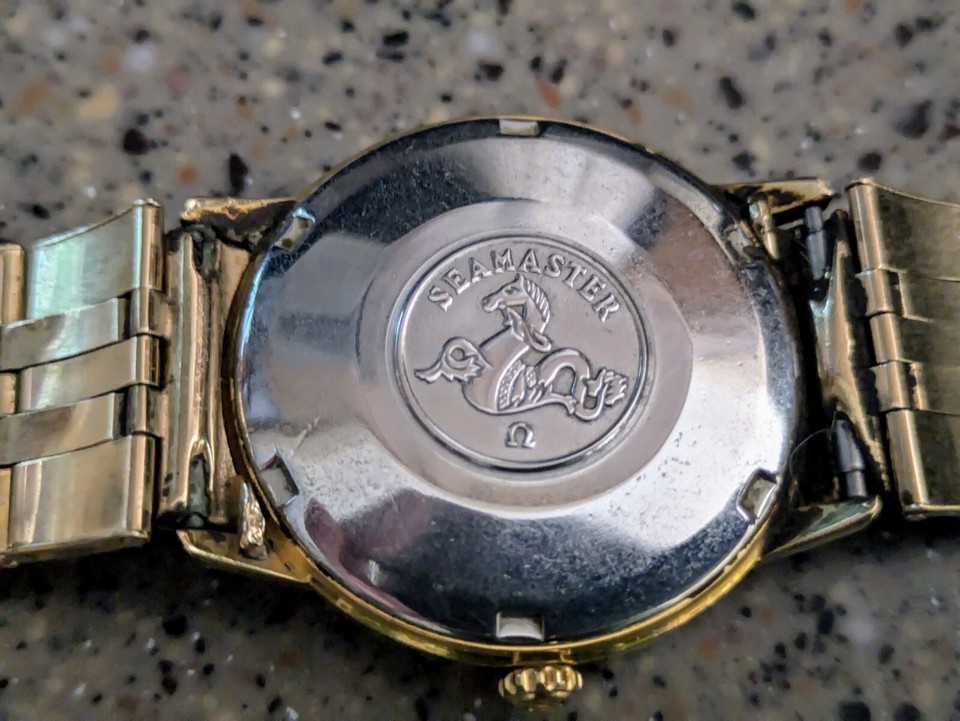 60s Vintage Omega Seamaster Automatic with 14K Carl Lindstrom CLD Band ...