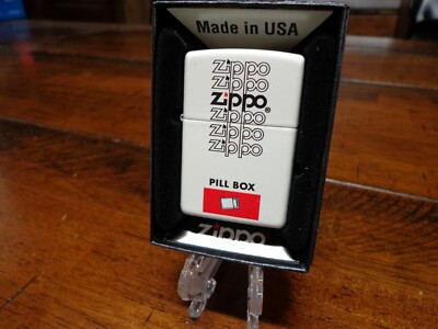 ZIPPO PILL BOX BOX DESIGN ZIPPO LIGHTER MINT IN BOX | eBay