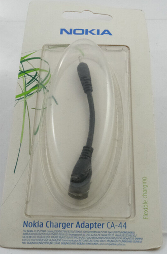 Nokia Ladegerät Adapter CA-44 DC-Stecker 2,0 mm bis 3,5mm Blister #13.7 ...