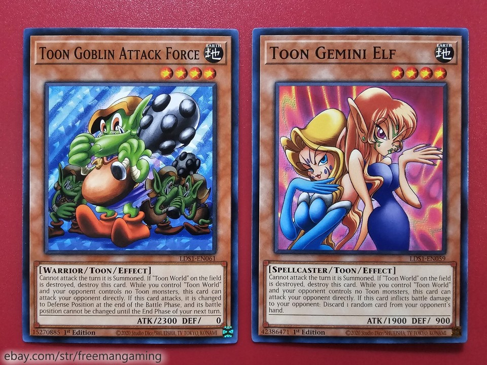 Yugioh Toon Deck 40 Cards Kingdom World Bookmark Pegasus Anime ...