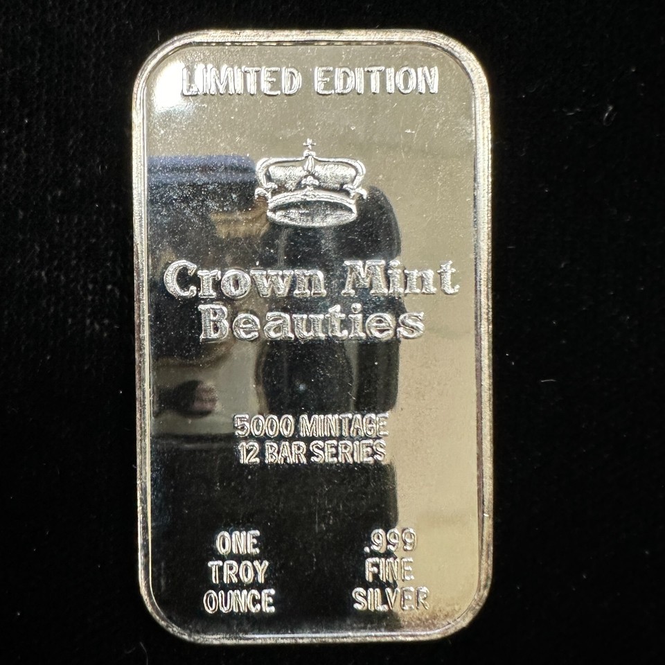 Crown Mint Beauties October .999 Fine 1oz Silver Bars (L2635) | eBay