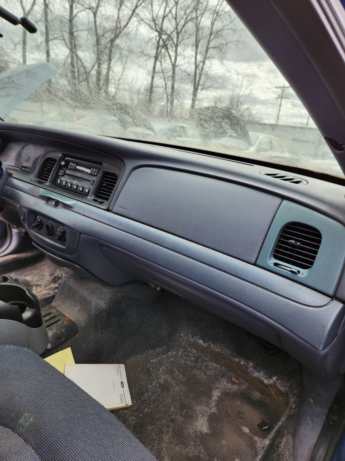 BLUE Ford Crown Victoria Police Interceptor P71 Interior Dash Trim ...