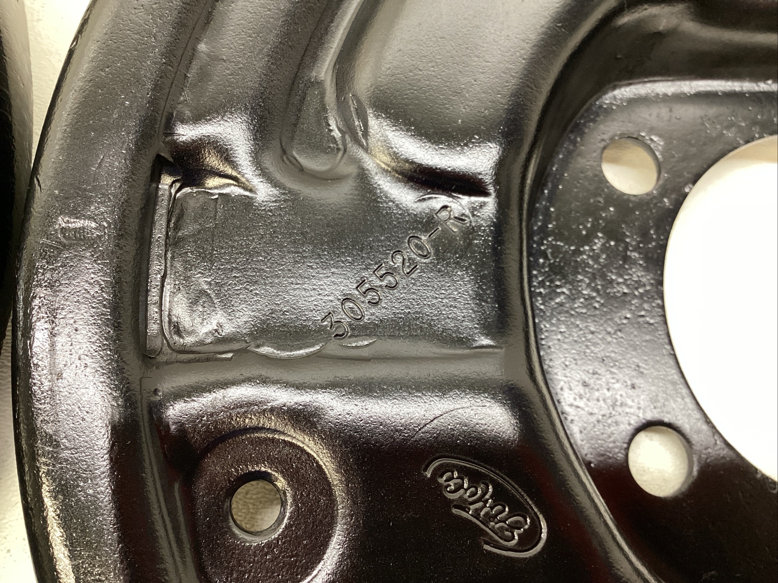 1957 FORD THUNDERBIRD 9" REAR DIFFERENTIAL 11" DRUM BRAKE BACKING PLATE ...