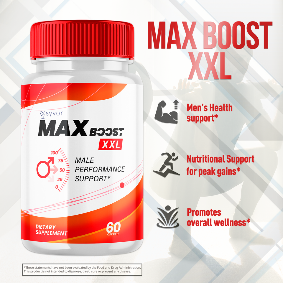 (1 Pack) Max Boost XXL for Men Advanced Formula Vitamin Supplement 60 ...