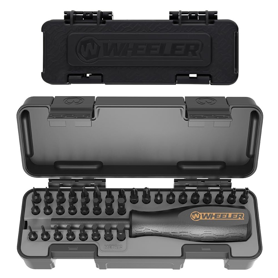 Wheeler Space Saver Gunsmithing Screwdriver Set with 26 Bits and ...