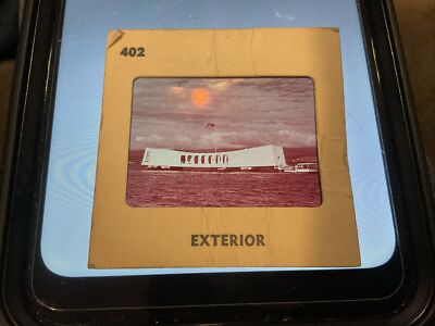 WW2 USS Exterior Of USS Arizona Memorial 33mm Slide Trans | eBay