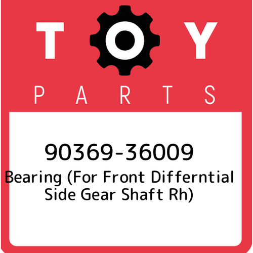 90369-36009 Toyota Bearing (for front differntial side gear shaft rh ...