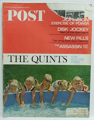 The Fischer Quints Post Magazine Lyndon Johnson Disk Jockey September ...