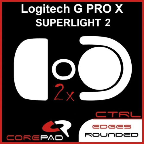 Corepad Skatez CTRL Mouse Feet for Logitech G Pro X Superlight 2 (GPX 2 ...