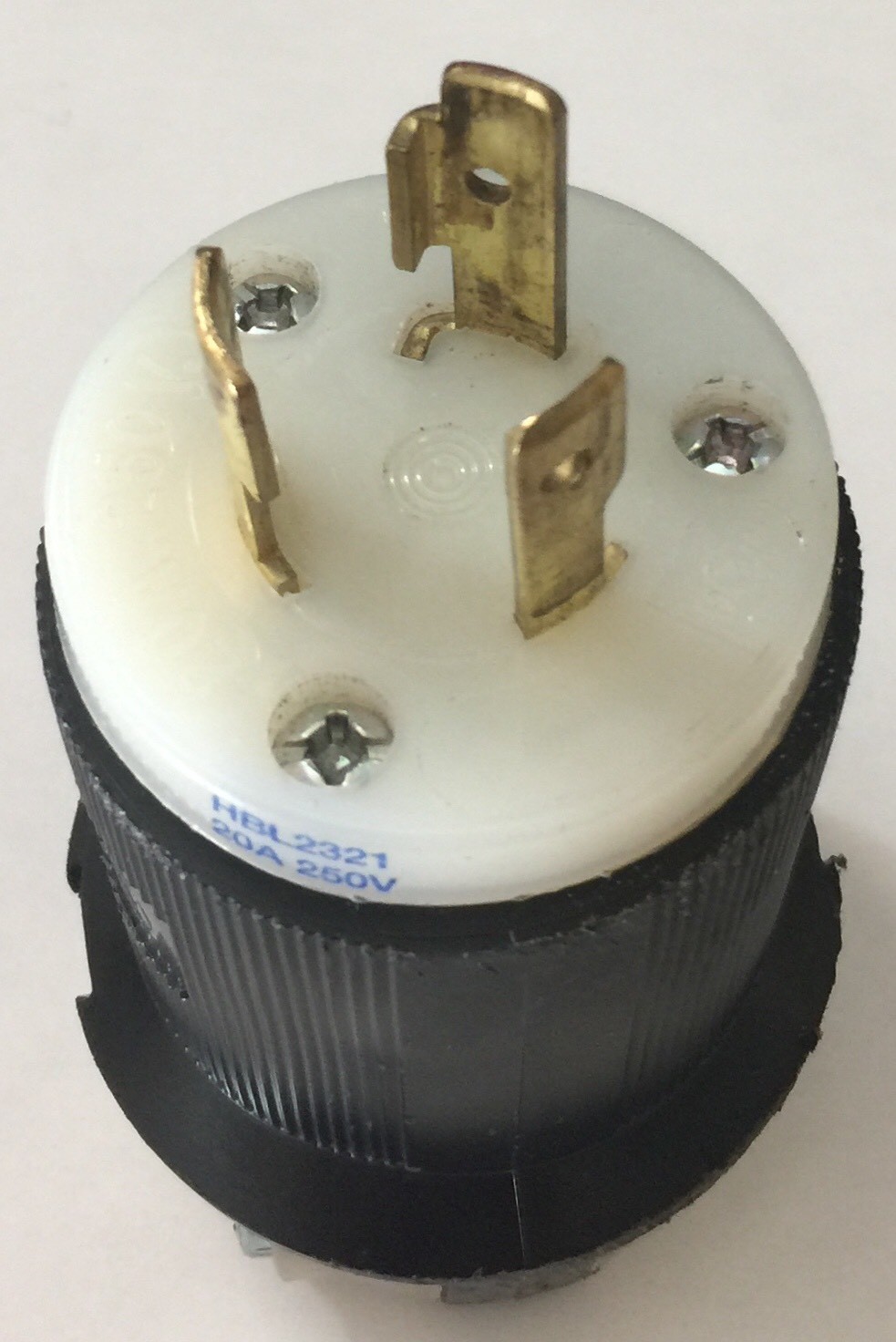 Hubbell 250v 20a Male Plug Twist Lock NEMA L6-20 HBL2321 | eBay