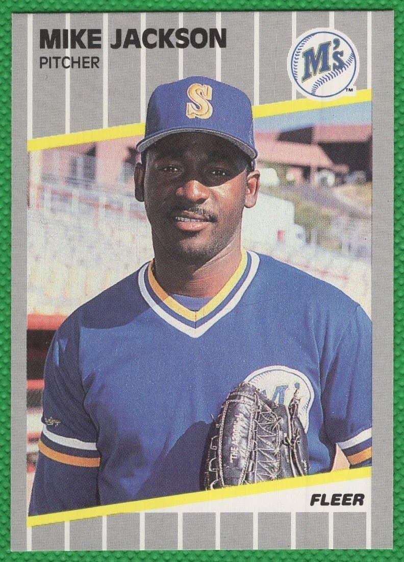 Mike Jackson - 1989 Fleer #550 - Seattle Mariners Baseball Card | eBay