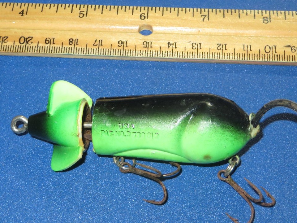 Blimps Squeaking Mr. Mouse Rotating Mouse Rat Lure Green | eBay
