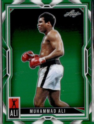 (4778) 2024 Leaf Muhammad Ali Legacy Collection #41 Prismatic Green #1/ ...