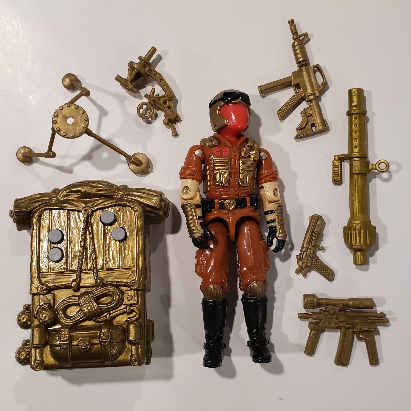 Hasbro 1990 GI Joe Sonic Fighters Viper Action Figure 3.75" VTG ...