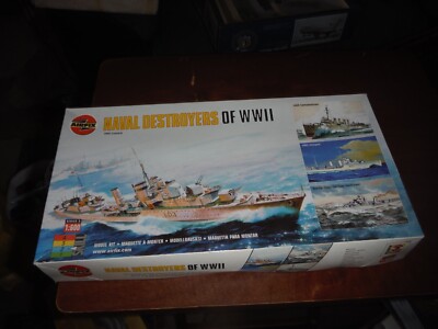 Airfix 05204 Naval Destroyers of WW11 1/600 scale model kit Ships | eBay UK