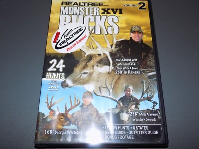 REALTREE MONSTER BUCKS XVI VOLUME 2 Bow Gun Hunt 24 Hunts Whitetail ...
