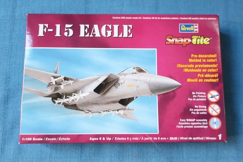 Revell F-15 Eagle Snap Tite Model Airplane Kit 1:100 85-1367 SEALED BAG ...