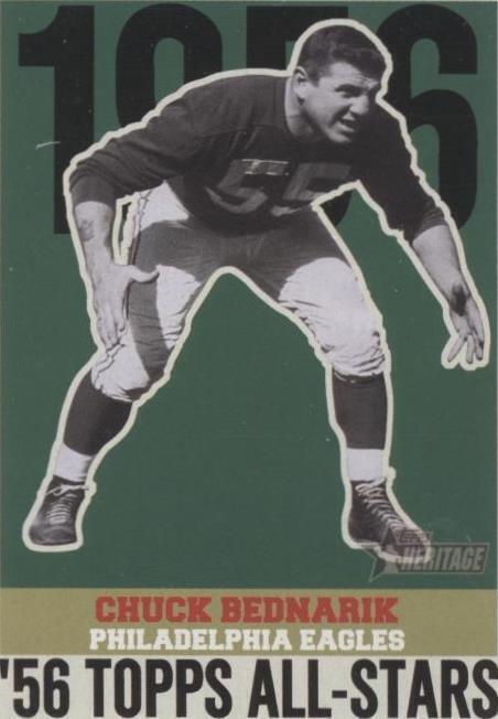 2001 Topps Heritage - '56 Topps All-Stars Chuck Bednarik #HA-CB for ...