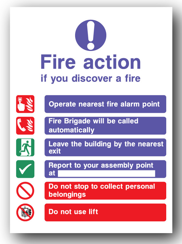 Office Safety Posters A4