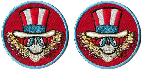 The Grateful Dead Uncle Sam Round Patches Symbol Logo Psycle Sam ...