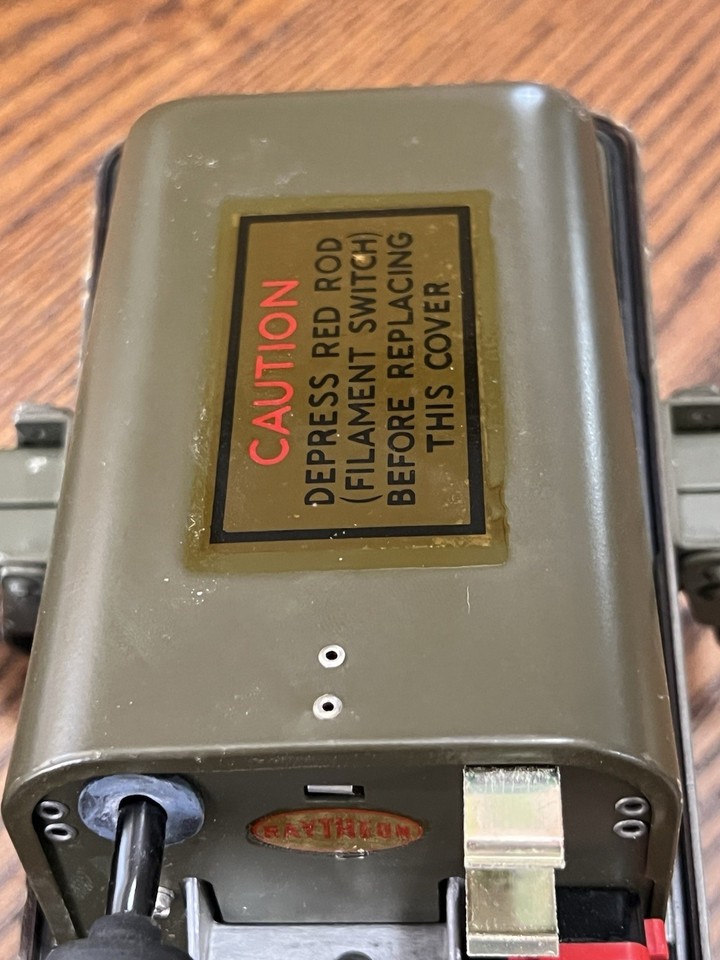 Signal Corps Army RT-196 PRC-6 Radio Reciver Transmitter 1952 Korean ...