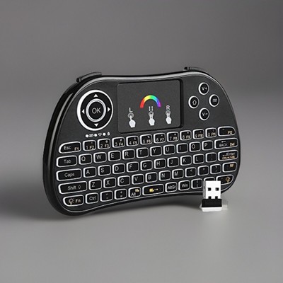 i8 Mini Wireless Keyboard Backlit With Mouse Trackpad 2.4 GHZ ...