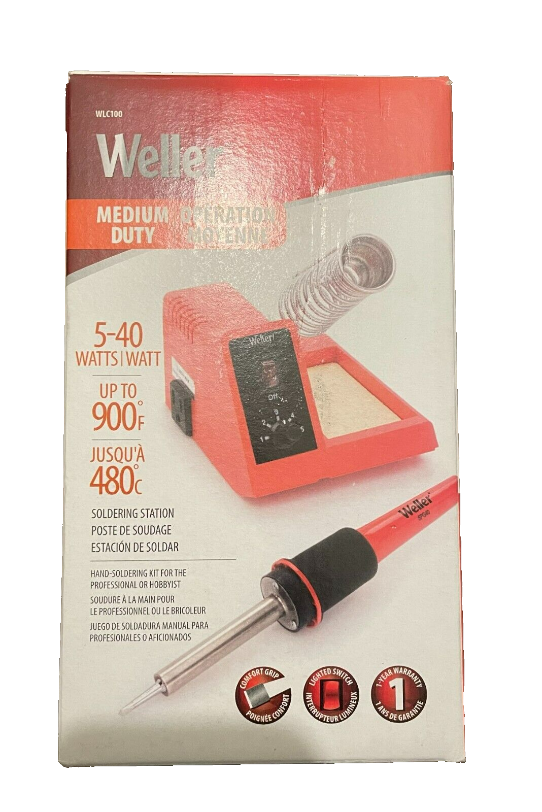 New in Box Weller WLC100 40W Soldering Station - Orange 782386068439 | eBay