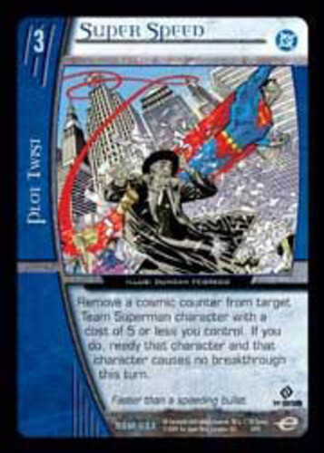 VS System: Super Speed - Foil [Played] VS: DC Superman Man of Steel TCG ...