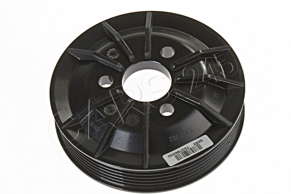 Genuine BMW E60 E60N E61 E61N E63 E63N Steering Pump Pulley OEM ...