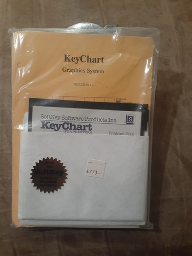 SoftKey Key Chart KEYCHART Version 4.1 FLOPPY DISK - RARE VINTAGE - SEALED NEW | eBay