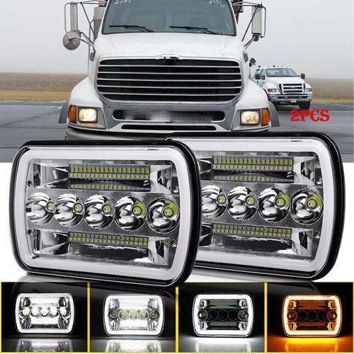 2PCS For Sterling Commercial Truck LT9500 7x6" 5X7 LED Headlights ...
