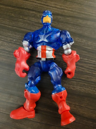 Marvel Hero Mashers Captain America Translucent 6" Action Figure | eBay