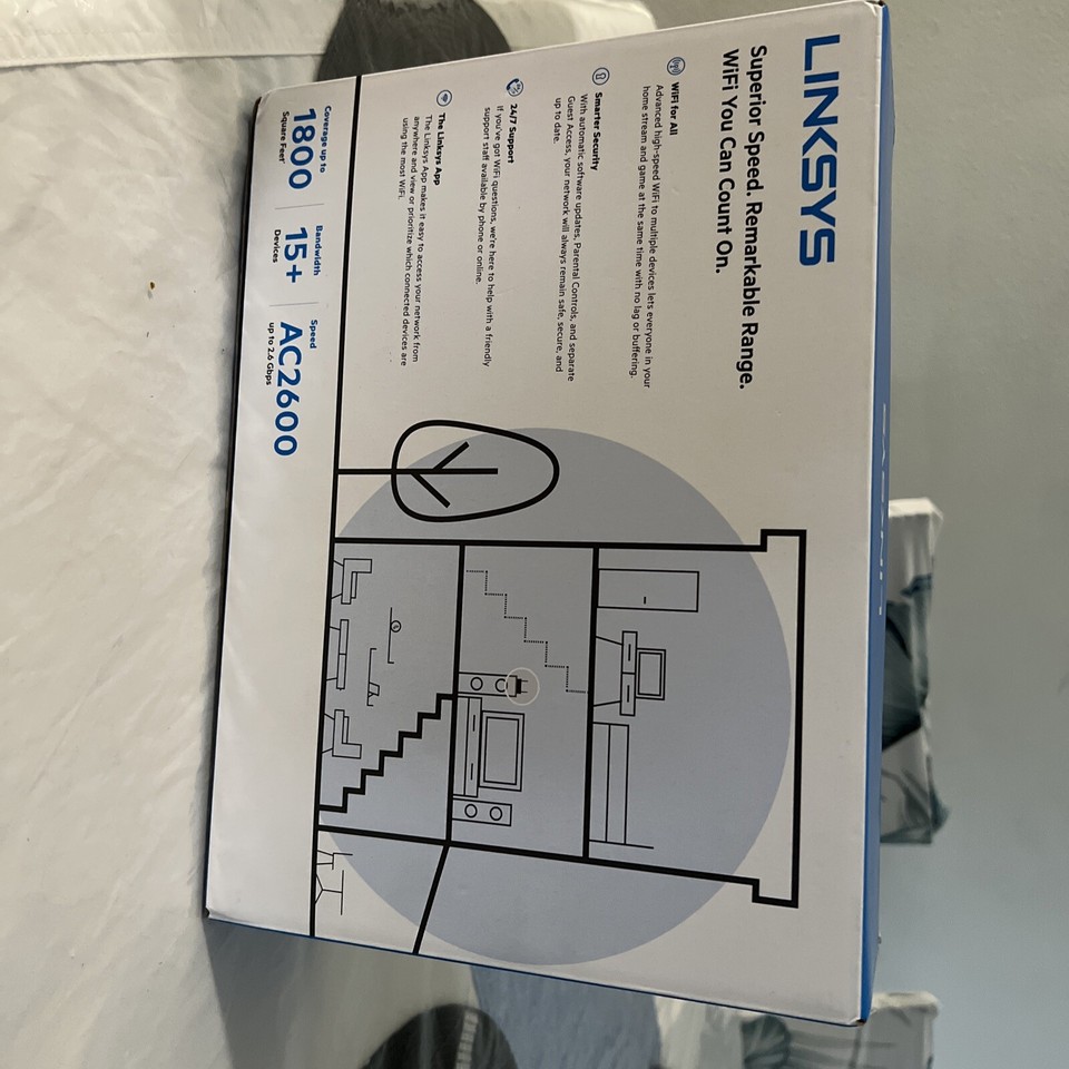 Linksys MAX-STREAM AC2600 Dual-Band 2.6 Gbps WiFi 5 Router | eBay