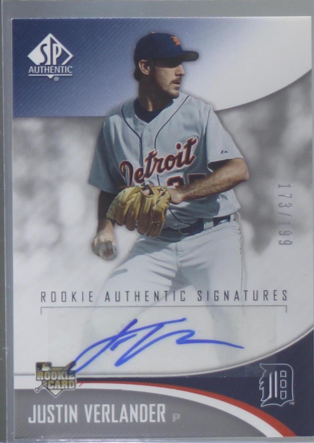 2006 SP Authentic - Rookie Authentic Signatures Justin Verlander #294 / ...