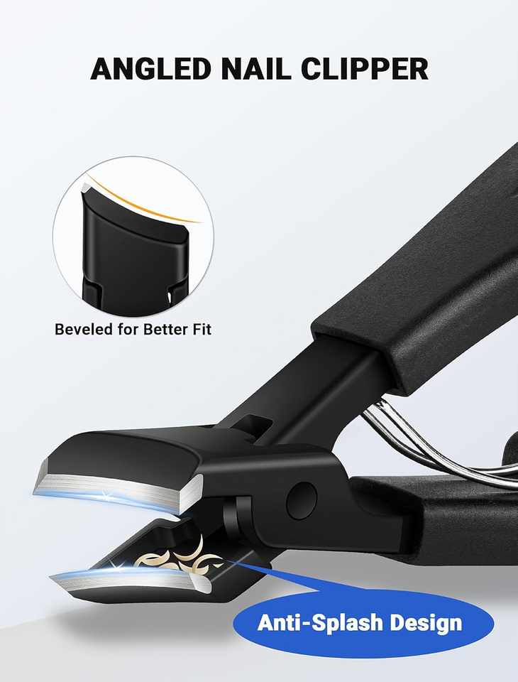 Toenail Clippers for Seniors Thick Toenails, Sharp Ingrown Toenail ...