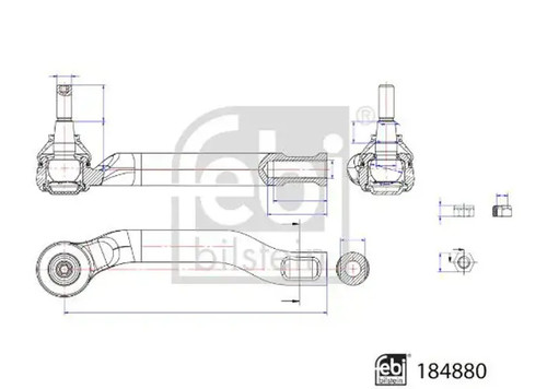 FEBI BILSTEIN 184880 Rotule de barre de connexion pour NISSAN | Achetez ...