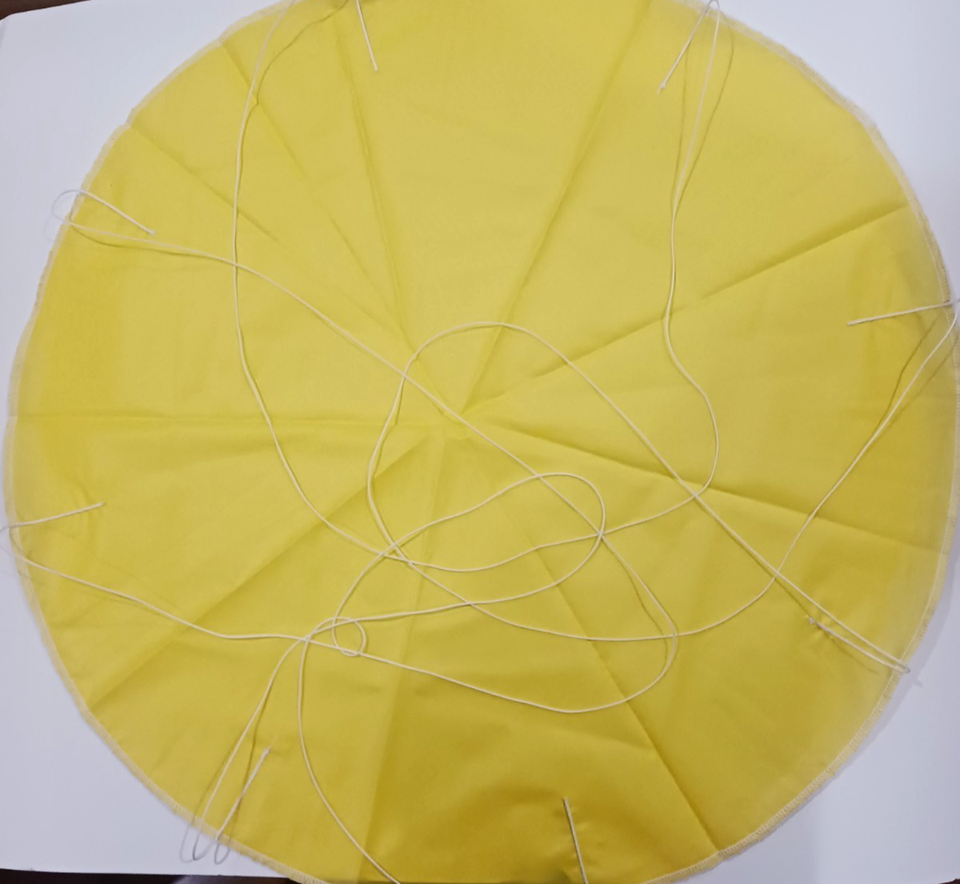 Model Rocket Ripstop Nylon Parachute In Yellow 23" Diam New! | eBay