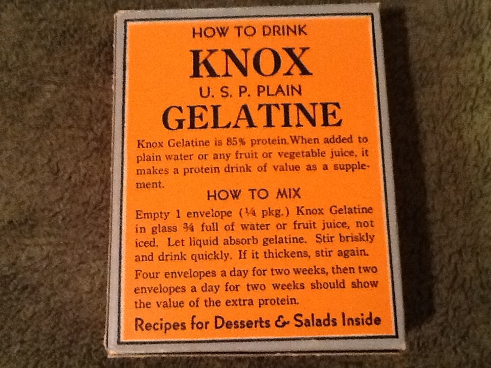 Knox Gelatine No 1 Box Never Opened - Vintage | eBay