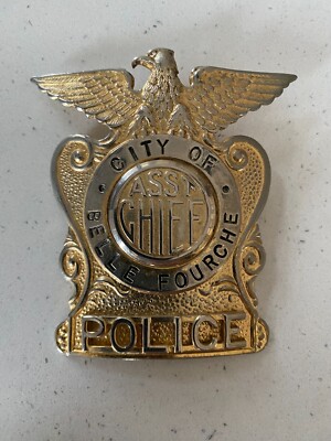 Vintage Belle Fourche Police Assistant Chief Emblem | eBay