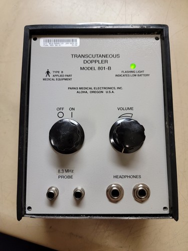 Parks Medical Electronics Transcutaneous Doppler 801-B | eBay