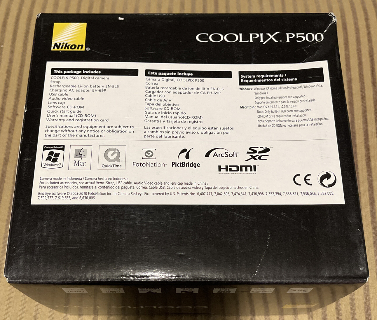 Nikon COOLPIX P500 12.1MP Digital Camera - Black for sale online | eBay