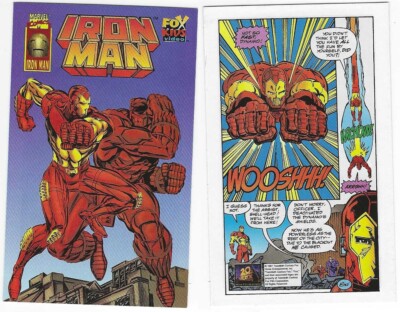 IRON MAN DISASTER MINI GIVEAWAY PROMO PROMOTIONAL COMIC 1996 FOX KIDS ...