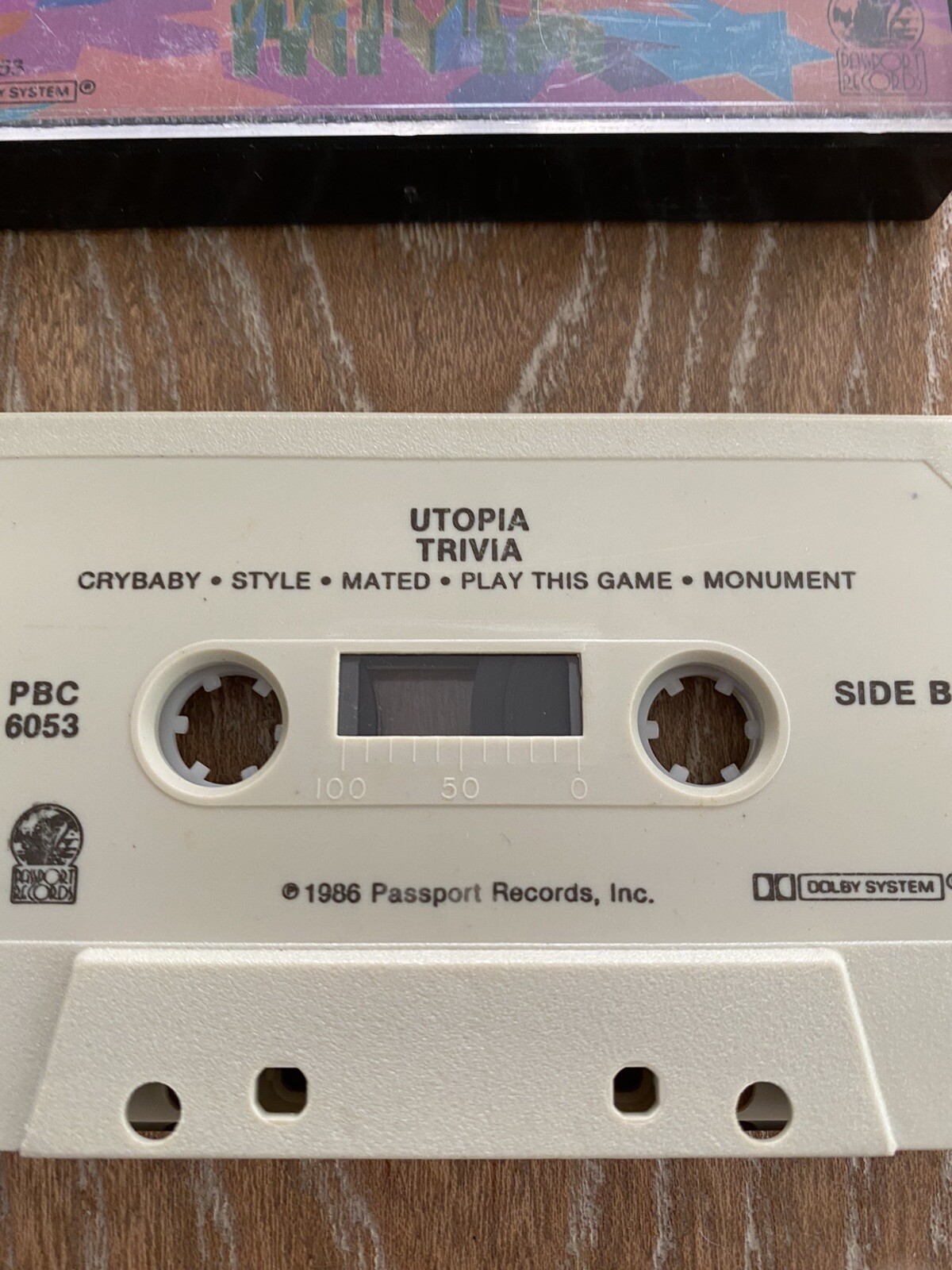 Utopia Trivia Cassette Tape 1986 Passport Records Rare | eBay