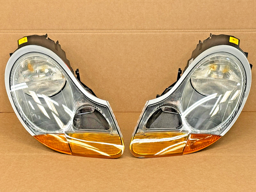NICE! 1997-2004 PORSCHE 911 & BOXSTER 996 LEFT+RIGHT HALOGEN HEADLIGHT PAIR OEM | eBay