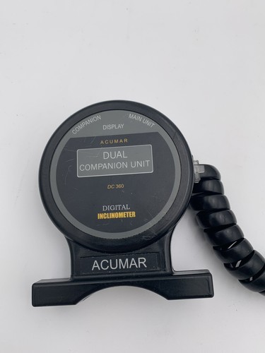 Acumar Digital Inclinometer, DC 360 & ACU 360 Dual Companion Input w ...
