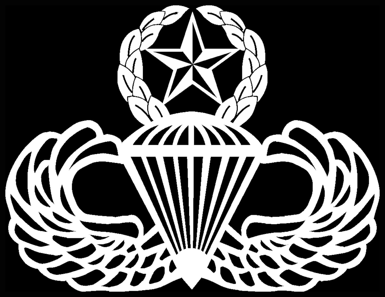 Army Airborne Master Jump Wings Vinyl Car Window Decal Sticker US ...