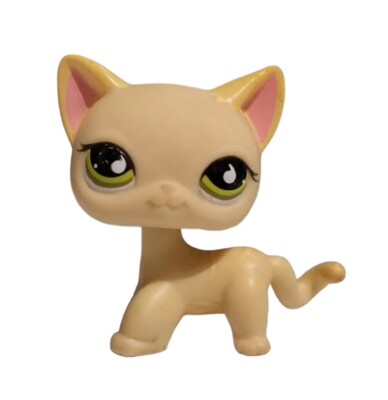 LPS #733 LITTLEST PETSHOP ORIGINAL AUTHENTIC CHAT EUROPEAN CAT HASBRO ...
